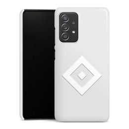 DeinDesign Galaxy A52s 5G Handy Premium Case Smartphone Handyh&uuml;lle Schutzh&uuml;lle gl&auml;nzend Hsv Coat Of Arms Hamburger Sv Premium Case