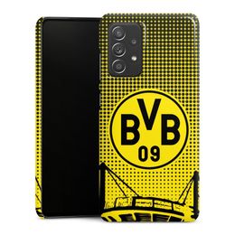 DeinDesign Galaxy A52s 5G Handy Premium Case Smartphone Handyh&uuml;lle Schutzh&uuml;lle gl&auml;nzend Bvb Stadium Borussia Dortmund Premium Case