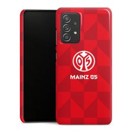 DeinDesign Galaxy A52s 5G Handy Premium Case Smartphone Handyh&uuml;lle Schutzh&uuml;lle gl&auml;nzend Mainz 05 Merchandise Official Licensed Product Premium Case