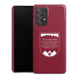 DeinDesign Galaxy A52s 5G Handy Premium Case Smartphone Handyh&uuml;lle Schutzh&uuml;lle gl&auml;nzend 1. Fc N&uuml;rnberg Bundesliga Merchandise Premium Case