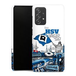 DeinDesign Galaxy A52s 5G Handy Premium Case Smartphone Handyh&uuml;lle Schutzh&uuml;lle gl&auml;nzend Hamburger Sv Official Licensed Product Ascent Premium Case