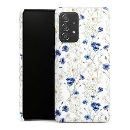 DeinDesign Galaxy A52s 5G Handy Premium Case Smartphone Handyh&uuml;lle Schutzh&uuml;lle gl&auml;nzend Flower Muster Flowers Premium Case