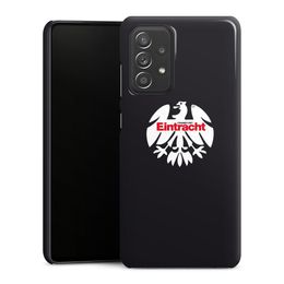 DeinDesign Galaxy A52s 5G Handy Premium Case Smartphone Handyh&uuml;lle Schutzh&uuml;lle gl&auml;nzend Eagle Logo Retro Premium Case