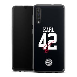 DeinDesign Galaxy A50 Handy Silikon H&uuml;lle Case transparent Handyh&uuml;lle Merchandise Fc Bayern M&uuml;nchen Lennart Karl Silikon Case