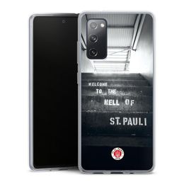 DeinDesign Galaxy S20 FE Handy Silikon H&uuml;lle Case transparent Handyh&uuml;lle Fc St. Pauli Official Licensed Product Merchandise Silikon Case