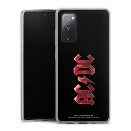 DeinDesign Galaxy S20 FE 5G Handy Silikon H&uuml;lle Case transparent Handyh&uuml;lle Acdc Logo Merchandise Silikon Case