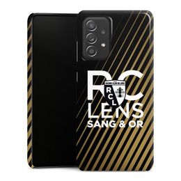 DeinDesign Galaxy A52s 5G Handy Premium Case Smartphone Handyh&uuml;lle Schutzh&uuml;lle gl&auml;nzend Rcl Rc Lens Racing Club De Lens Premium Case