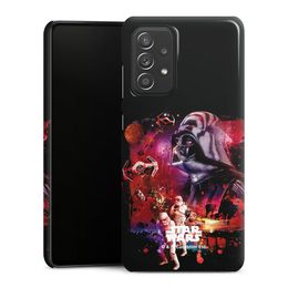 DeinDesign Galaxy A52s 5G Handy Premium Case Smartphone Handyh&uuml;lle Schutzh&uuml;lle gl&auml;nzend Star Wars Darth Vader Merchandise Premium Case