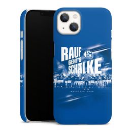 DeinDesign iPhone 13 Handy Premium Case Smartphone Handyh&uuml;lle Schutzh&uuml;lle matt Official Licensed Product Ascent Fc Schalke 04 Premium Case