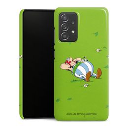 DeinDesign Galaxy A52s 5G Handy Premium Case Smartphone Handyh&uuml;lle Schutzh&uuml;lle gl&auml;nzend Official Licensed Product Asterix Obelix Premium Case