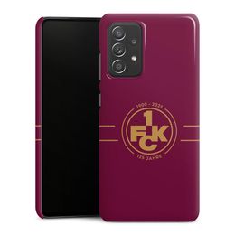 DeinDesign Galaxy A52s 5G Handy Premium Case Smartphone Handyh&uuml;lle Schutzh&uuml;lle gl&auml;nzend 125 Jahre Official Licensed Product 1. Fc Kaiserslautern Premium Case