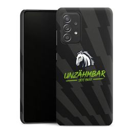 DeinDesign Galaxy A52s 5G Handy Premium Case Smartphone Handyh&uuml;lle Schutzh&uuml;lle matt Official Licensed Product Borussia M&ouml;nchengladbach Horse Premium Case