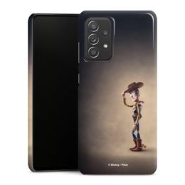 DeinDesign Galaxy A52s 5G Handy Premium Case Smartphone Handyh&uuml;lle Schutzh&uuml;lle gl&auml;nzend Disney Pixar Toy Story Woody Premium Case