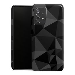 DeinDesign Galaxy A52s 5G Handy Premium Case Smartphone Handyh&uuml;lle Schutzh&uuml;lle gl&auml;nzend Muster Abstract Geometric Premium Case