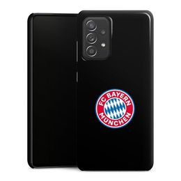 DeinDesign Galaxy A52s 5G Handy Premium Case Smartphone Handyh&uuml;lle Schutzh&uuml;lle gl&auml;nzend Logo Official Licensed Product Fc Bayern M&uuml;nchen Premium Case