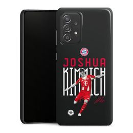 DeinDesign Galaxy A52s 5G Handy Premium Case Smartphone Handyh&uuml;lle Schutzh&uuml;lle gl&auml;nzend Official Licensed Product Kimmich Fc Bayern M&uuml;nchen Premium Case