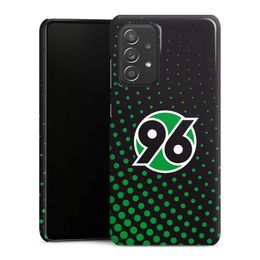 DeinDesign Galaxy A52s 5G Handy Premium Case Smartphone Handyh&uuml;lle Schutzh&uuml;lle gl&auml;nzend Hannover 96 Logo Muster Premium Case