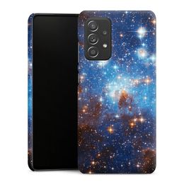 DeinDesign Galaxy A52s 5G Handy Premium Case Smartphone Handyh&uuml;lle Schutzh&uuml;lle matt Galaxy Weltall Star Premium Case