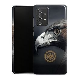 DeinDesign Galaxy A52s 5G Handy Premium Case Smartphone Handyh&uuml;lle Schutzh&uuml;lle gl&auml;nzend Eintracht Frankfurt Official Licensed Product Eagle Premium Case
