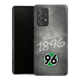 DeinDesign Galaxy A52s 5G Handy Premium Case Smartphone Handyh&uuml;lle Schutzh&uuml;lle gl&auml;nzend Hannover 96 H96 Official Licensed Product Premium Case