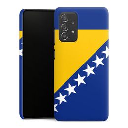 DeinDesign Galaxy A52s 5G Handy Premium Case Smartphone Handyh&uuml;lle Schutzh&uuml;lle matt Bosnia Flag Premium Case