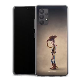 DeinDesign Galaxy A32 4G Handy Silikon H&uuml;lle Case transparent Handyh&uuml;lle Disney Pixar Toy Story Woody Silikon Case