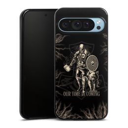 DeinDesign Google Pixel 9 Handy Silikon H&uuml;lle Case schwarz Handyh&uuml;lle Tv Show Designs Wikinger Vikings
