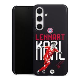 DeinDesign Galaxy S24 Handy Premium Case Smartphone Handyh&uuml;lle Schutzh&uuml;lle gl&auml;nzend Official Licensed Product Fcb Lennart Karl Premium Case