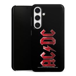DeinDesign Galaxy S24 Handy Premium Case Smartphone Handyh&uuml;lle Schutzh&uuml;lle gl&auml;nzend Acdc Merchandise Logo Premium Case