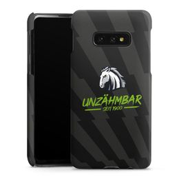 DeinDesign Galaxy S10e Handy Premium Case Smartphone Handyh&uuml;lle Schutzh&uuml;lle matt Horse Borussia M&ouml;nchengladbach Official Licensed Product Premium Case