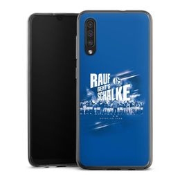 DeinDesign Galaxy A50 Handy Silikon H&uuml;lle Case transparent Handyh&uuml;lle Official Licensed Product Ascent Fc Schalke 04 Silikon Case