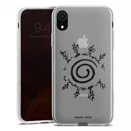 DeinDesign iPhone Xr Handy Silikon H&uuml;lle Case transparent Handyh&uuml;lle Naruto Shippuden Siegel Uzumaki Silikon Case