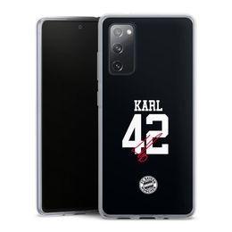 DeinDesign Galaxy S20 FE 5G Handy Silikon H&uuml;lle Case transparent Handyh&uuml;lle Lennart Karl Merchandise Fc Bayern M&uuml;nchen Silikon Case