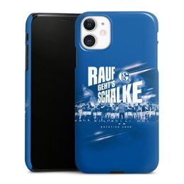 DeinDesign iPhone 11 Handy Premium Case Smartphone Handyh&uuml;lle Schutzh&uuml;lle gl&auml;nzend Official Licensed Product Ascent Fc Schalke 04 Premium Case