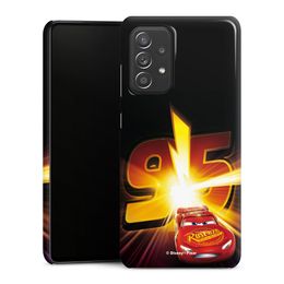 DeinDesign Galaxy A52s 5G Handy Premium Case Smartphone Handyh&uuml;lle Schutzh&uuml;lle gl&auml;nzend Official Licensed Product Cars Lightning Mcqueen 95 Premium Case