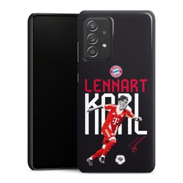 DeinDesign Galaxy A52s 5G Handy Premium Case Smartphone Handyh&uuml;lle Schutzh&uuml;lle gl&auml;nzend Fcb Lennart Karl Official Licensed Product Premium Case