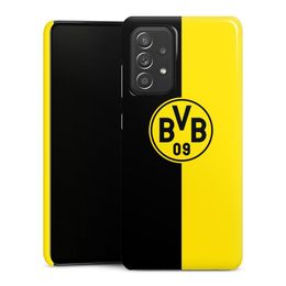DeinDesign Galaxy A52s 5G Handy Premium Case Smartphone Handyh&uuml;lle Schutzh&uuml;lle gl&auml;nzend Bvb Coat Of Arms Borussia Dortmund Premium Case