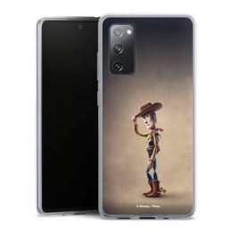 DeinDesign Galaxy S20 FE Handy Silikon H&uuml;lle Case transparent Handyh&uuml;lle Disney Pixar Toy Story Woody Silikon Case
