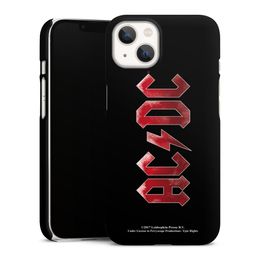 DeinDesign iPhone 13 Handy Premium Case Smartphone Handyh&uuml;lle Schutzh&uuml;lle matt Acdc Merchandise Logo Premium Case