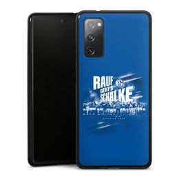 DeinDesign Galaxy S20 FE 5G Handy Silikon H&uuml;lle Case schwarz Handyh&uuml;lle Ascent Fc Schalke 04 Official Licensed Product