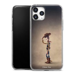 DeinDesign iPhone 11 Pro Handy Slim Case Silikon Handyh&uuml;lle transparent H&uuml;lle extra d&uuml;nn Disney Pixar Toy Story Woody Silikon Slim Case