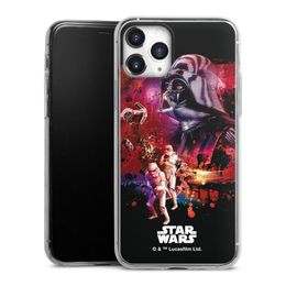 DeinDesign iPhone 11 Pro Handy Slim Case Silikon Handyh&uuml;lle transparent H&uuml;lle extra d&uuml;nn Star Wars Darth Vader Merchandise Silikon Slim Case