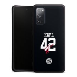 DeinDesign Galaxy S20 FE Handy Premium Silikon H&uuml;lle Handyh&uuml;lle schwarz Case Lennart Karl Merchandise Fc Bayern M&uuml;nchen Silikon Premium Case