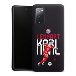 DeinDesign Galaxy S20 FE Handy Premium Silikon H&uuml;lle Handyh&uuml;lle schwarz Case Fcb Lennart Karl Official Licensed Product Silikon Premium Case