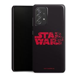 DeinDesign Galaxy A52s 5G Handy Premium Case Smartphone Handyh&uuml;lle Schutzh&uuml;lle gl&auml;nzend Star Wars Merchandise Logo Premium Case
