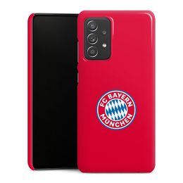 DeinDesign Galaxy A52s 5G Handy Premium Case Smartphone Handyh&uuml;lle Schutzh&uuml;lle gl&auml;nzend Fc Bayern M&uuml;nchen Fcb Logo Premium Case