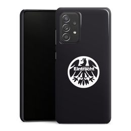 DeinDesign Galaxy A52s 5G Handy Premium Case Smartphone Handyh&uuml;lle Schutzh&uuml;lle gl&auml;nzend Logo Eintracht Frankfurt Eagle Premium Case