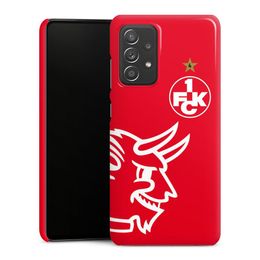 DeinDesign Galaxy A52s 5G Handy Premium Case Smartphone Handyh&uuml;lle Schutzh&uuml;lle gl&auml;nzend Star 1. Fc Kaiserslautern Devil Premium Case