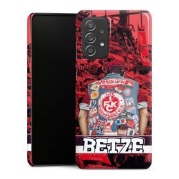 DeinDesign Galaxy A52s 5G Handy Premium Case Smartphone Handyh&uuml;lle Schutzh&uuml;lle gl&auml;nzend 1. Fck Official Licensed Product 1. Fc Kaiserslautern Premium Case