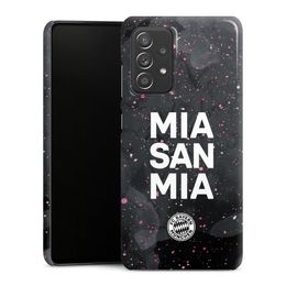 DeinDesign Galaxy A52s 5G Handy Premium Case Smartphone Handyh&uuml;lle Schutzh&uuml;lle gl&auml;nzend Mia San Mia Girl Style Fc Bayern M&uuml;nchen Premium Case